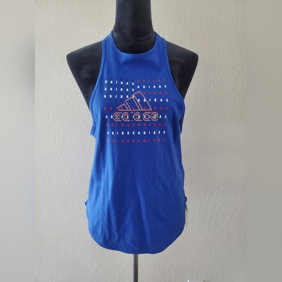 adidas | Tops | New Adidas Amer Aac Team Tank Royal Blue Active ...